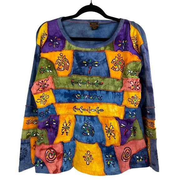 Rising International | Tops | Rising International Patchwork Tunic Top ...